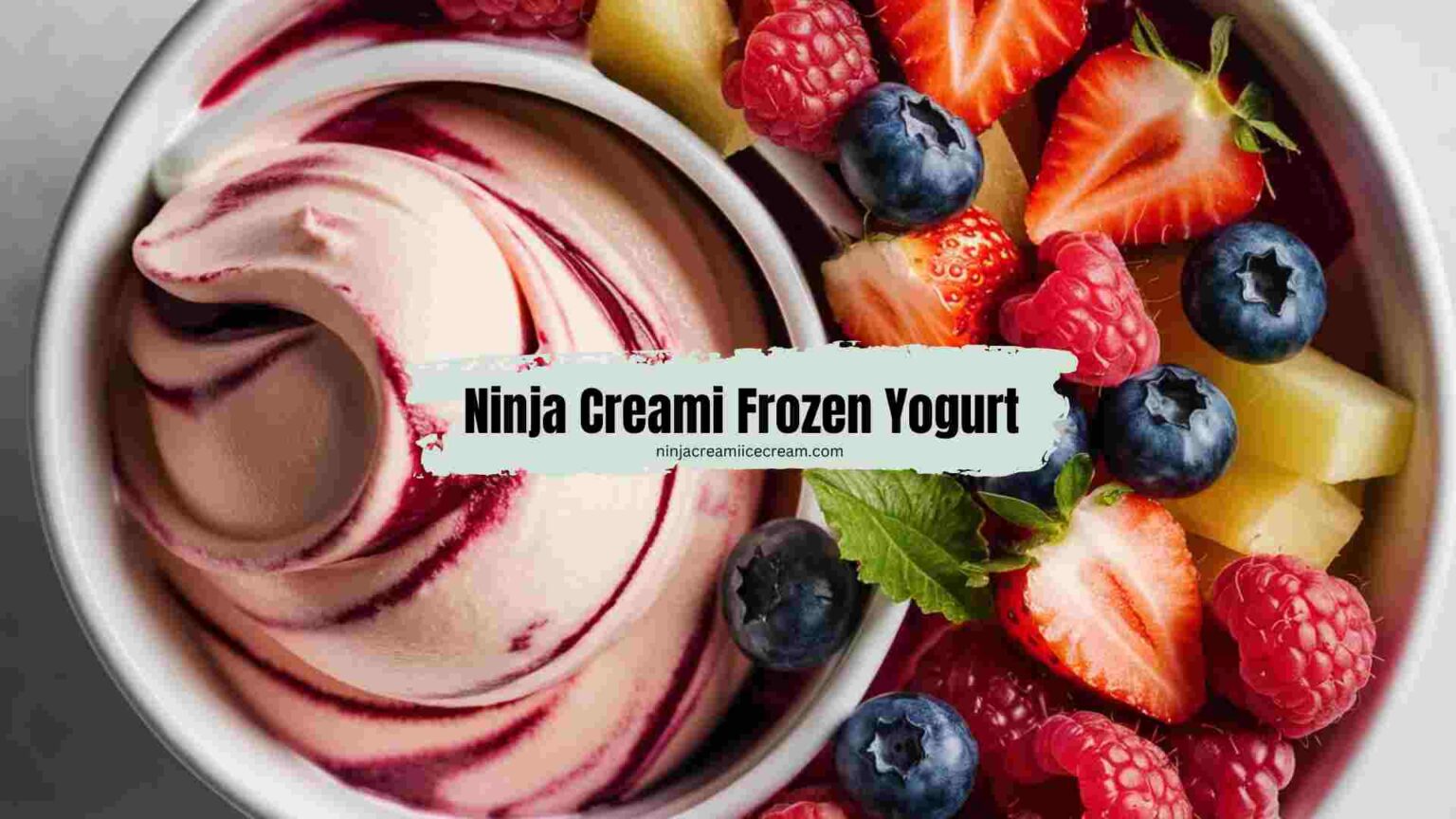 Best Ninja Creami Frozen Yogurt Recipe (Protein Rich) - Ninja Creami Ice Cream Recipes [Healthy ...