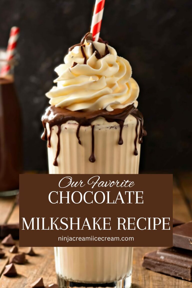 Our Favorite Chocolate Milkshake Recipe - Ninja Creami Ice Cream ...