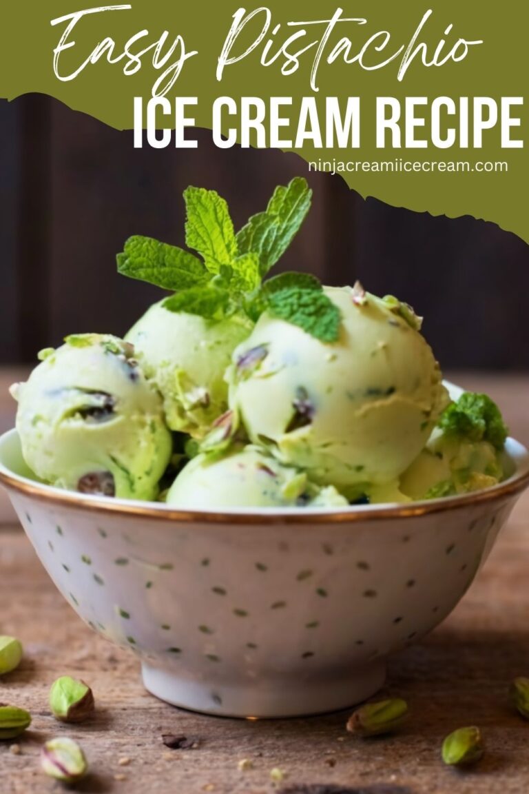 Easy Pistachio Ice Cream Recipe - Ninja Creami Ice Cream Recipes ...