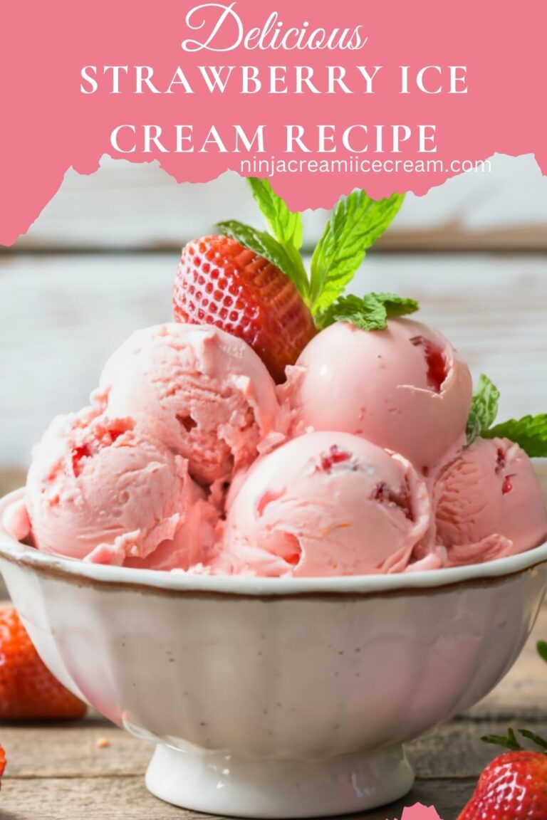 Delicious Strawberry Ice Cream Recipe - Ninja Creami Ice Cream Recipes ...