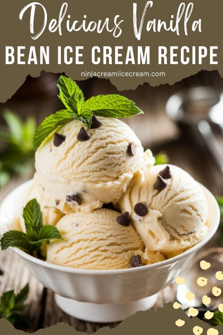 Delicious Vanilla Bean Ice Cream Recipe - Ninja Creami Ice Cream ...