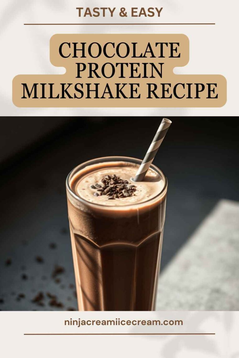 Tasty & Easy Chocolate Protein Milkshake Recipe - Ninja Creami Ice ...