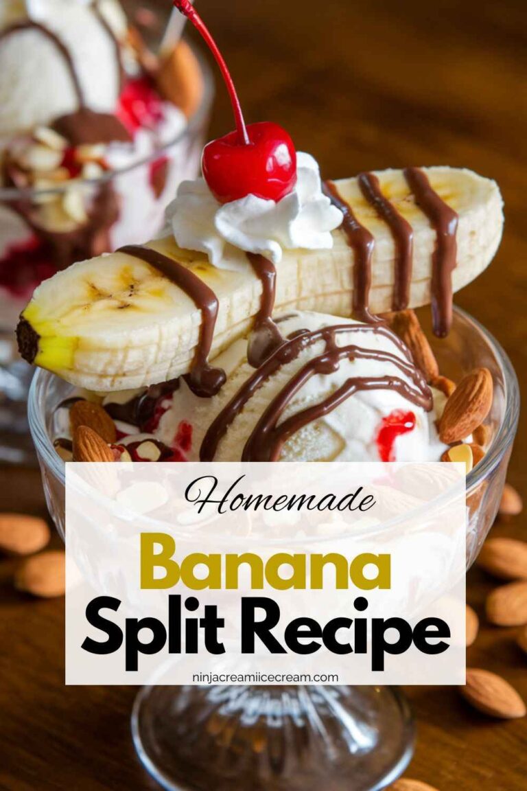Homemade Banana Split Recipe - Ninja Creami Ice Cream Recipes [Healthy ...