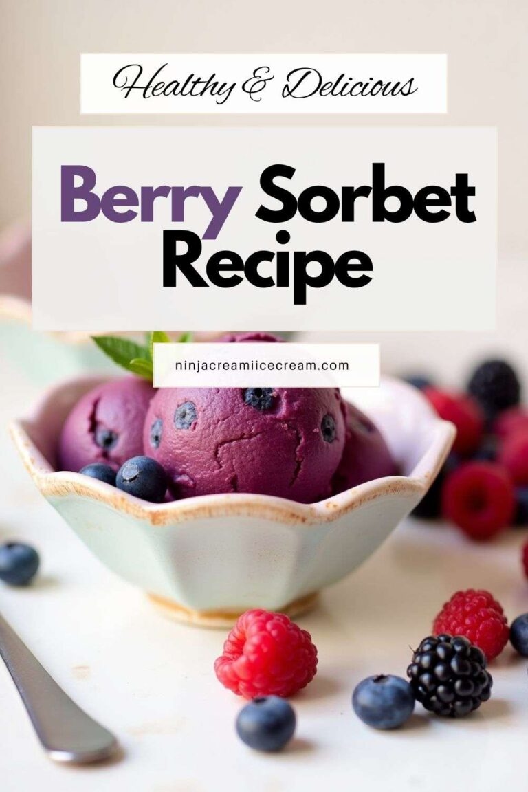 Healthy & Delicious Berry Sorbet Recipe - Ninja Creami Ice Cream ...
